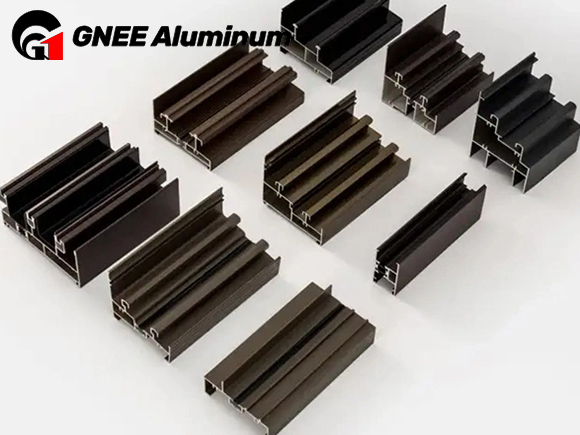Black Aluminium Extrusion Profile